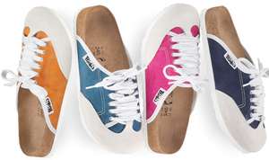 Peppige Birkis mit Schnürsenkel > Die Welt der Schuhe